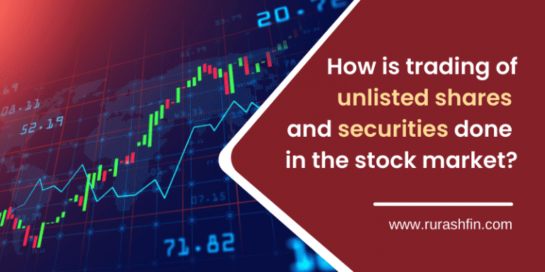 How is trading of unlisted shares and securities done in the stock ...